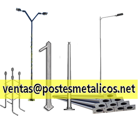 Postes Metálicos, Cónicos, Tubulares, de Hormigón y Luminarias - Chile ...
